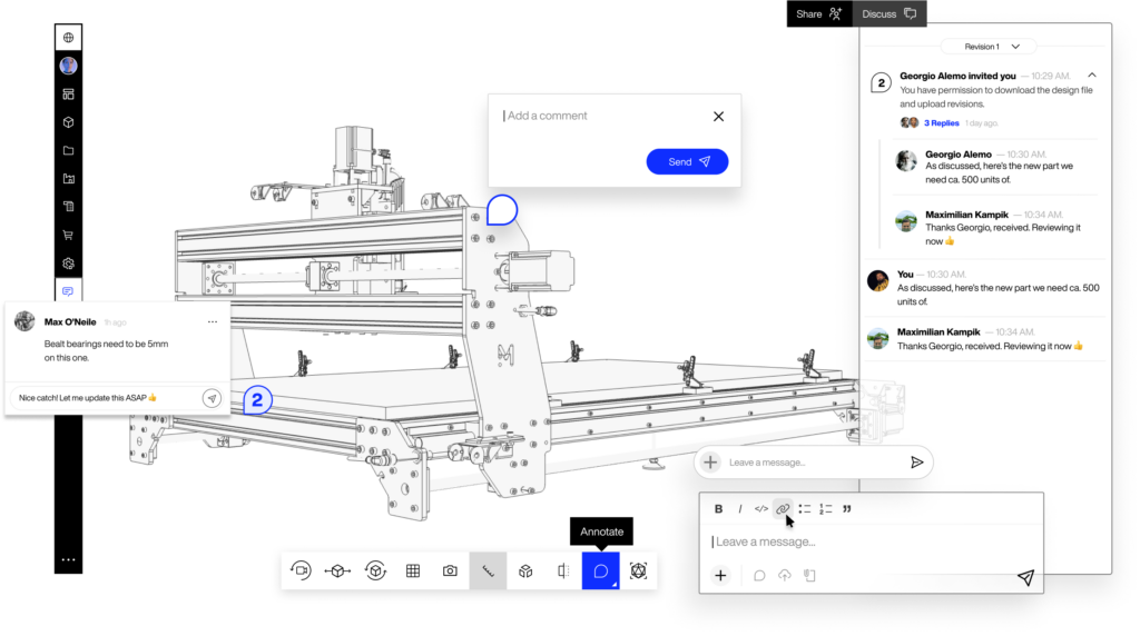 Collaborative and Secure Online CAD Viewer | CAD Rooms